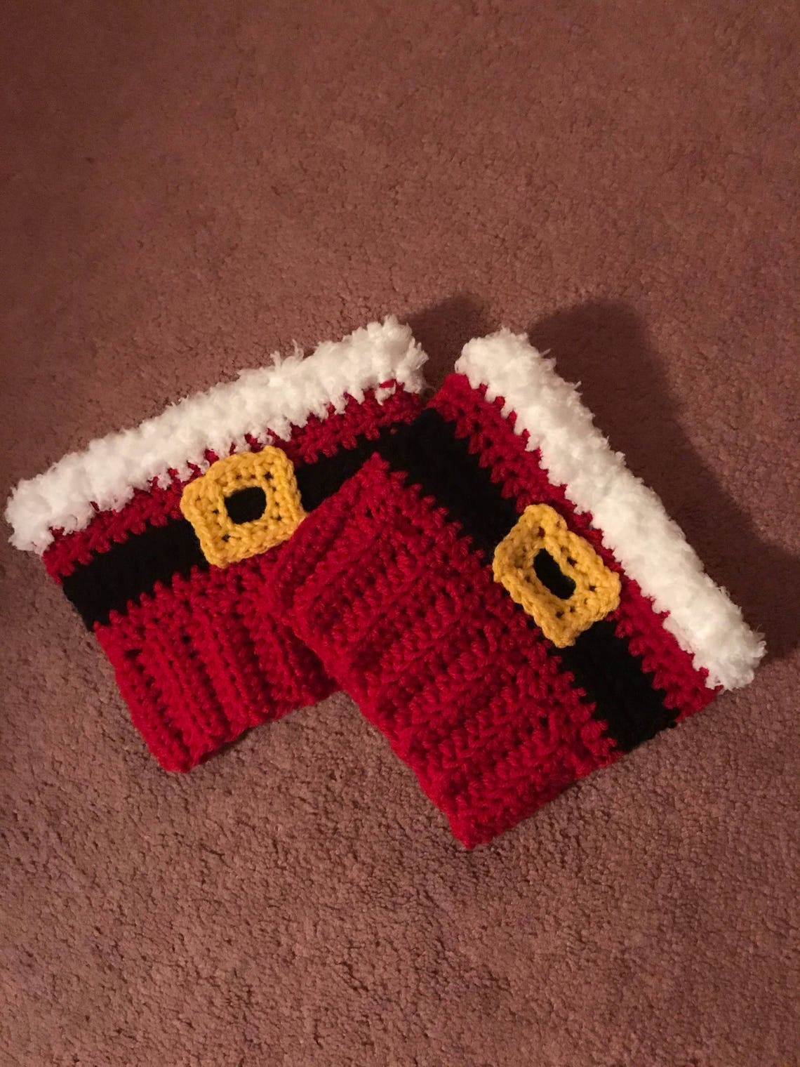 Santa Boot Cuffs - Etsy