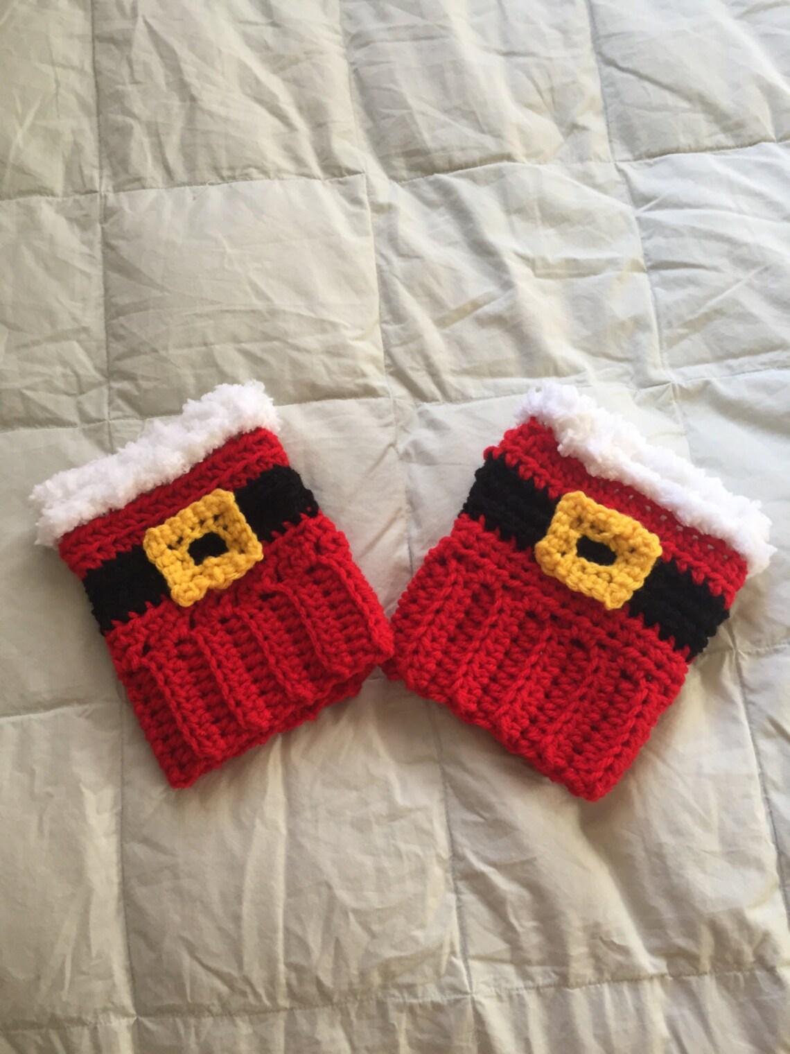 Santa Boot Cuffs - Etsy
