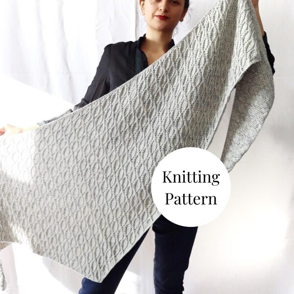 Knitting Machine Shawl Pattern - Etsy