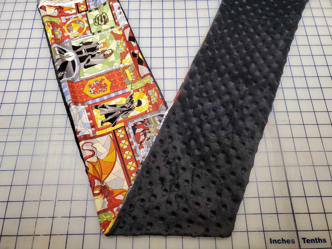 Weighted Neck Wrap, Character With Black Minky, 32x7 Inches, 3 to 6 ...