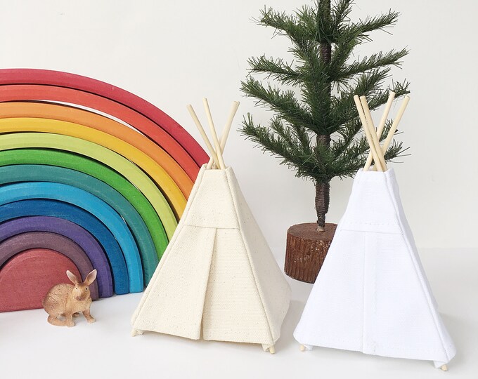 Miniature Teepee, Dollhouse Miniature Kids Room, Miniature Tipi, Maileg ...