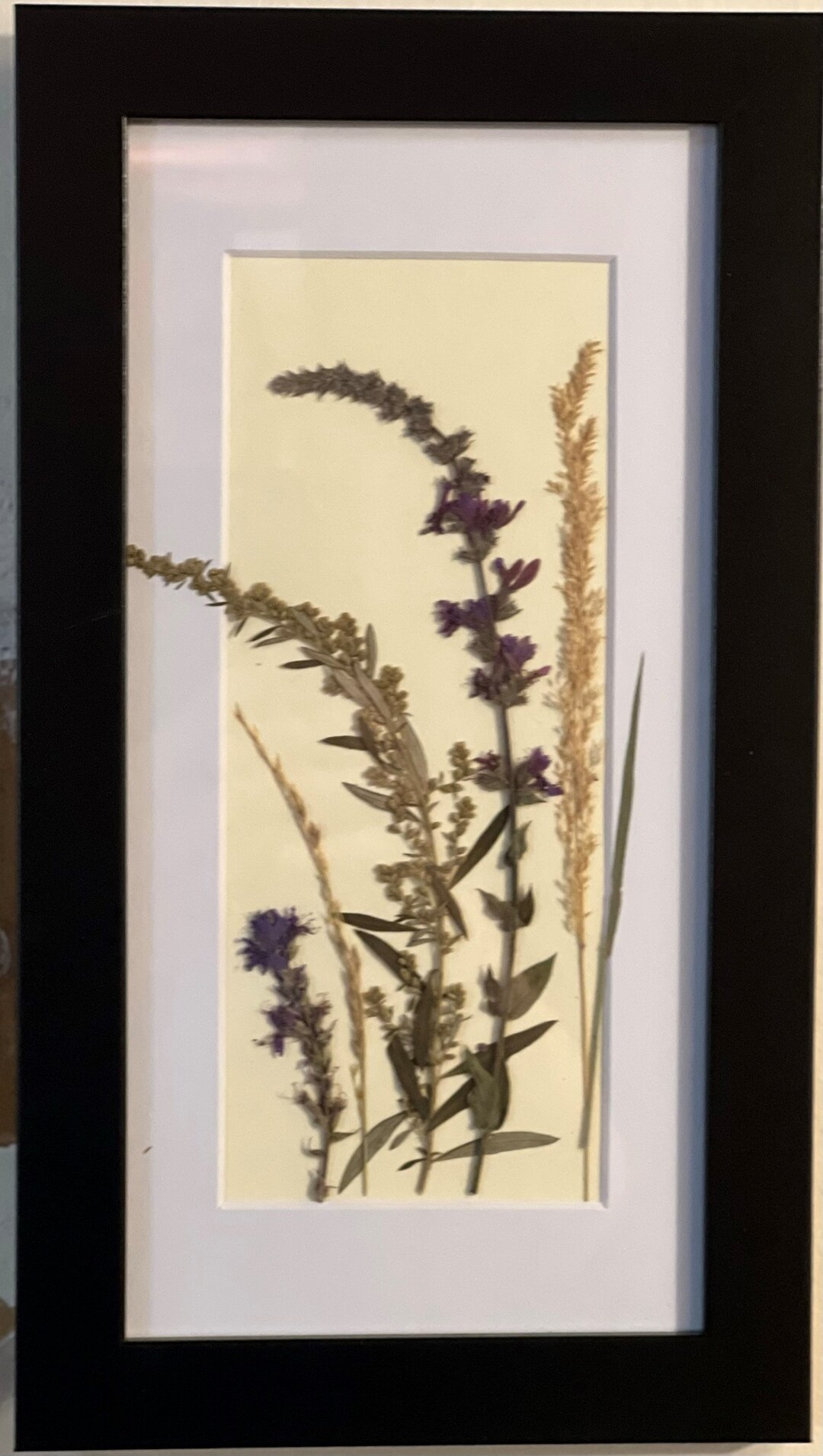 Pressed Flowers Pressed Flower Art Pressed Flower Framed Housewarming ...