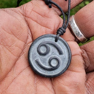 Cancer Zodiac Symbol Pendant Necklace | Cancer Horoscope Star Sign ...