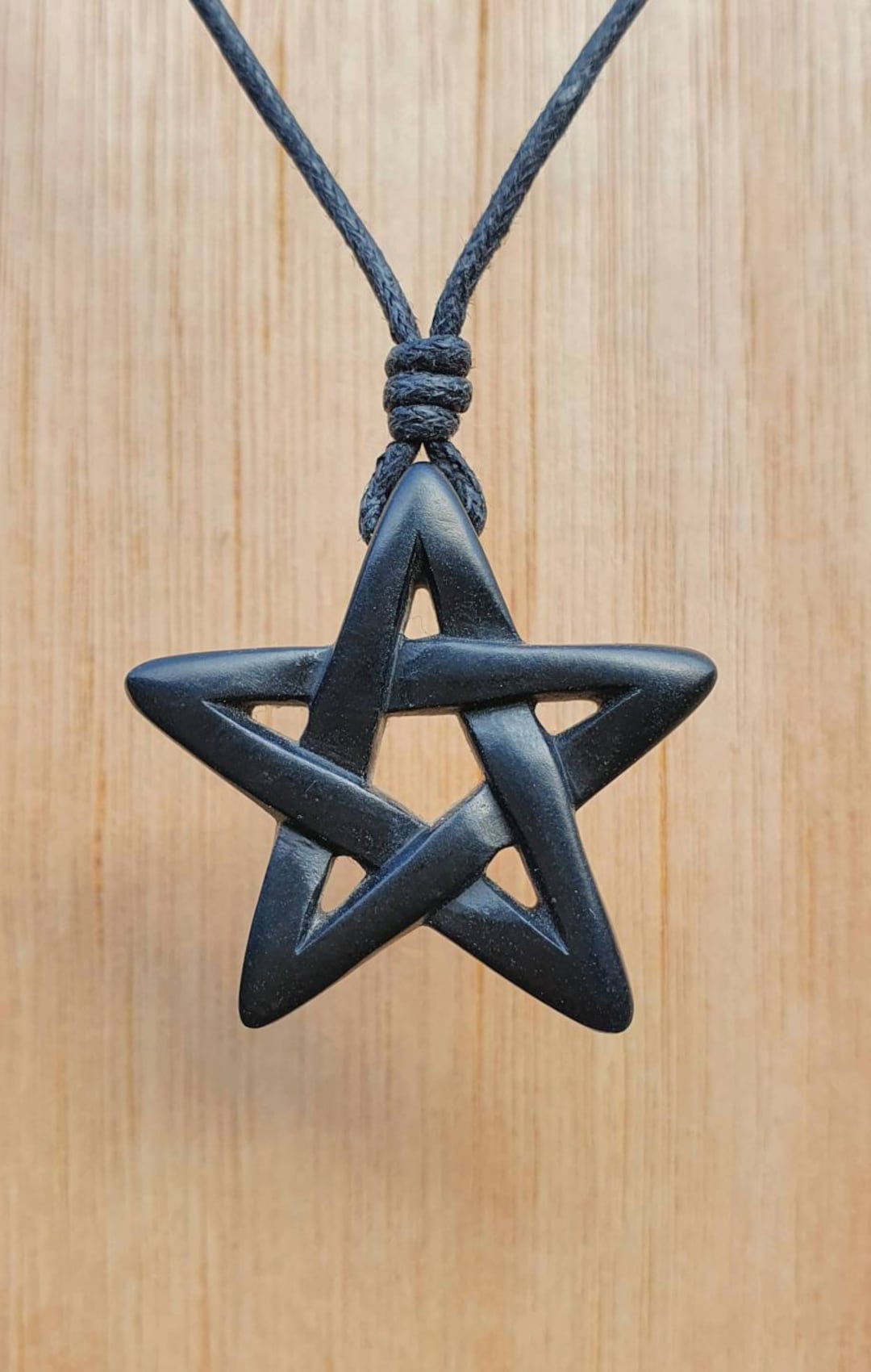 Pentagram Pendant |pentangle Necklace | Five Pointed Celtic Knot Star ...
