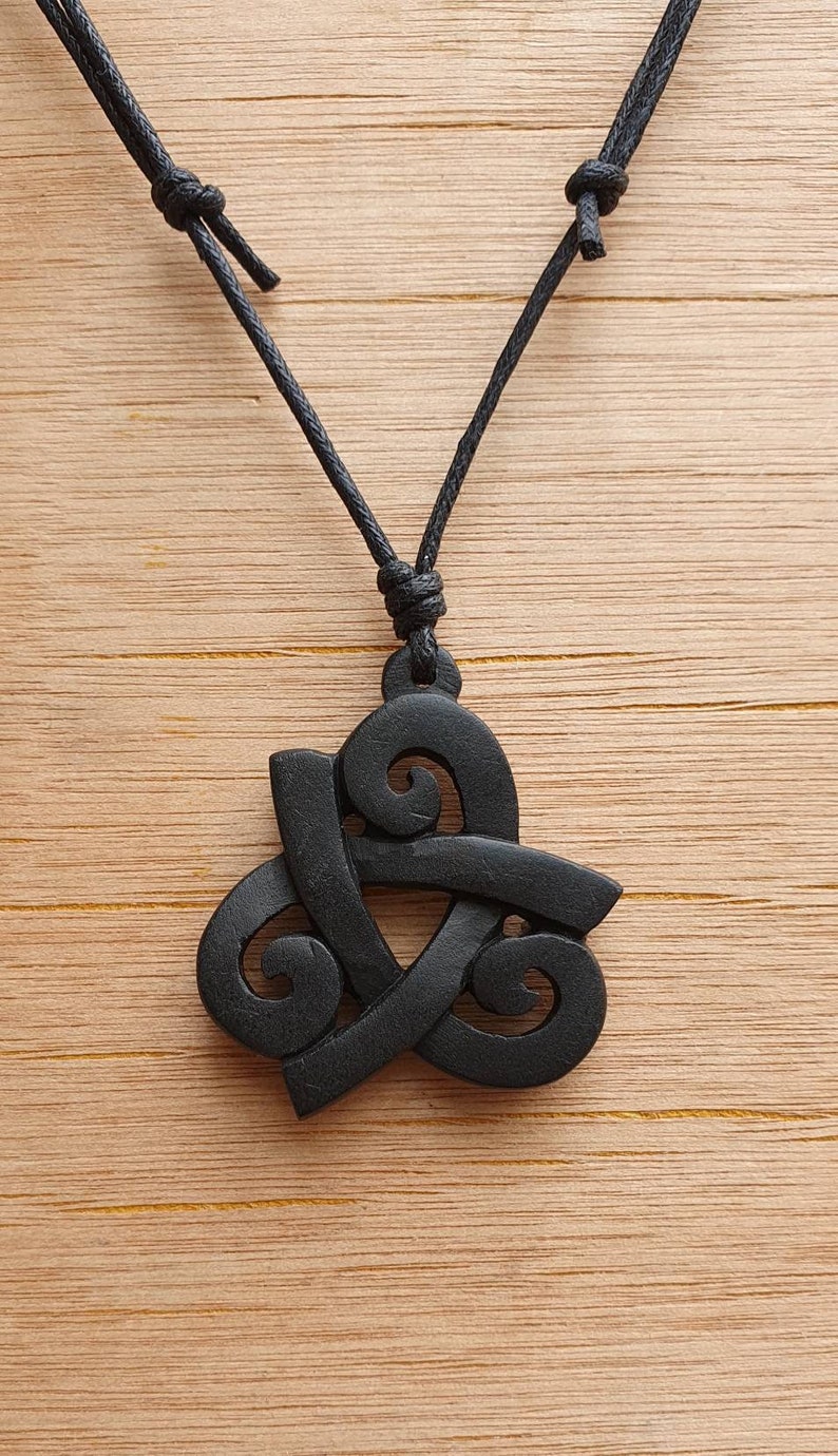 Celtic Triskelion Spiral Pendant | Hand-carved by Myself From Natural ...