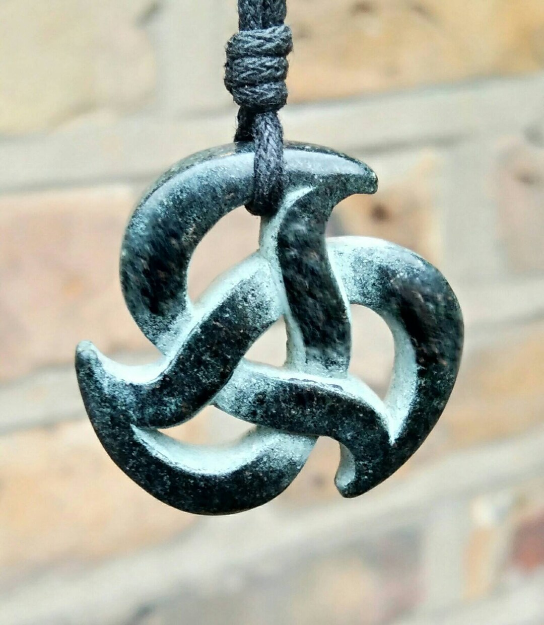 Celtic Knot Triquetra Pendant Triskelion Charm Necklace Symbol Eternity ...