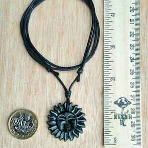 Sun Pendant Sun God Symbol Necklace Charm Jewelry Life Sustaining God ...
