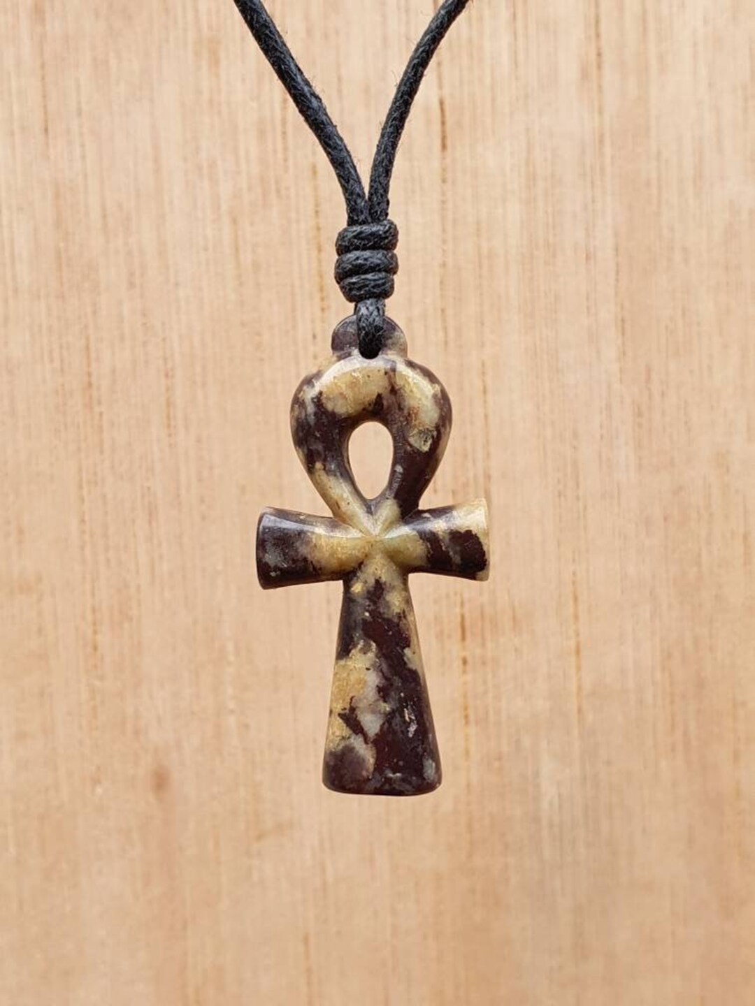 Ankh Pendant | Hand Carved Natural Stone Ankh Necklace | Unisex ...