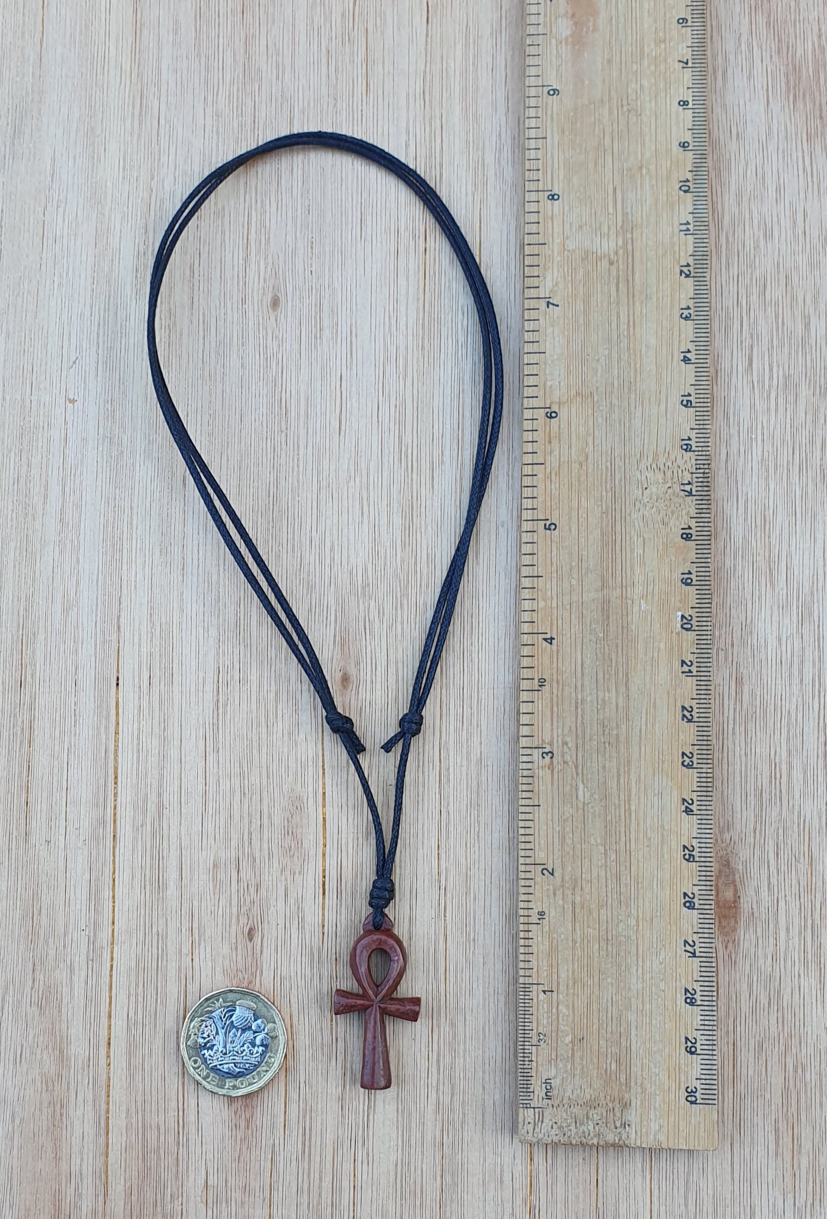 Ankh Pendant | Carved Ankh Necklace | Hand-carved Natural Stone Unisex ...