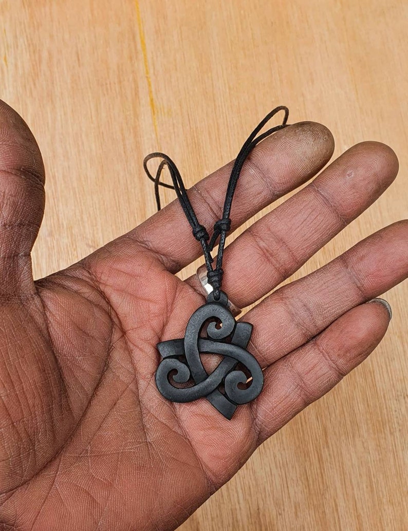 Celtic Triskelion Spiral Pendant | Hand-carved by Myself From Natural ...