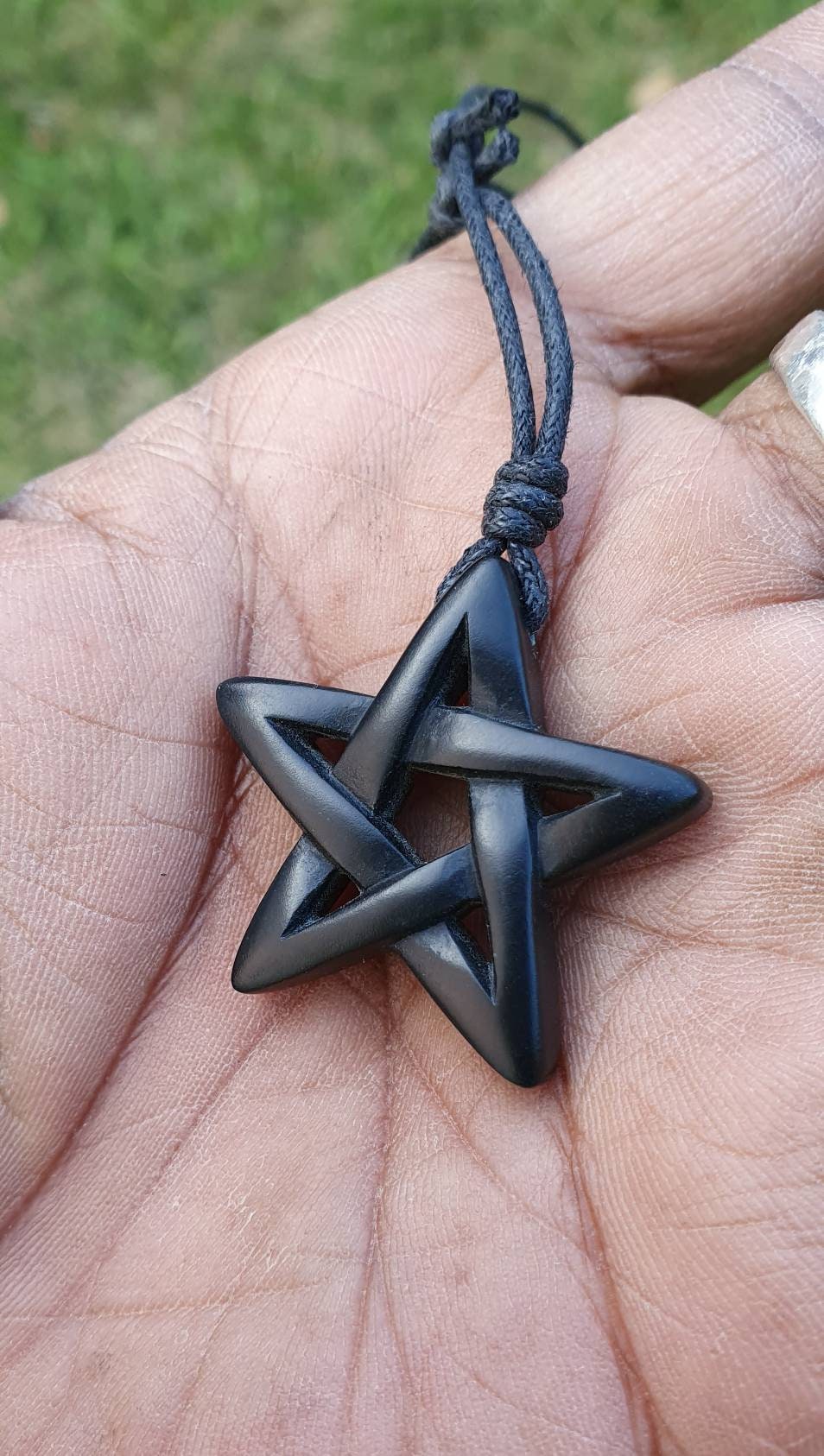 Pentagram Pendant |pentangle Necklace | Five Pointed Celtic Knot Star ...