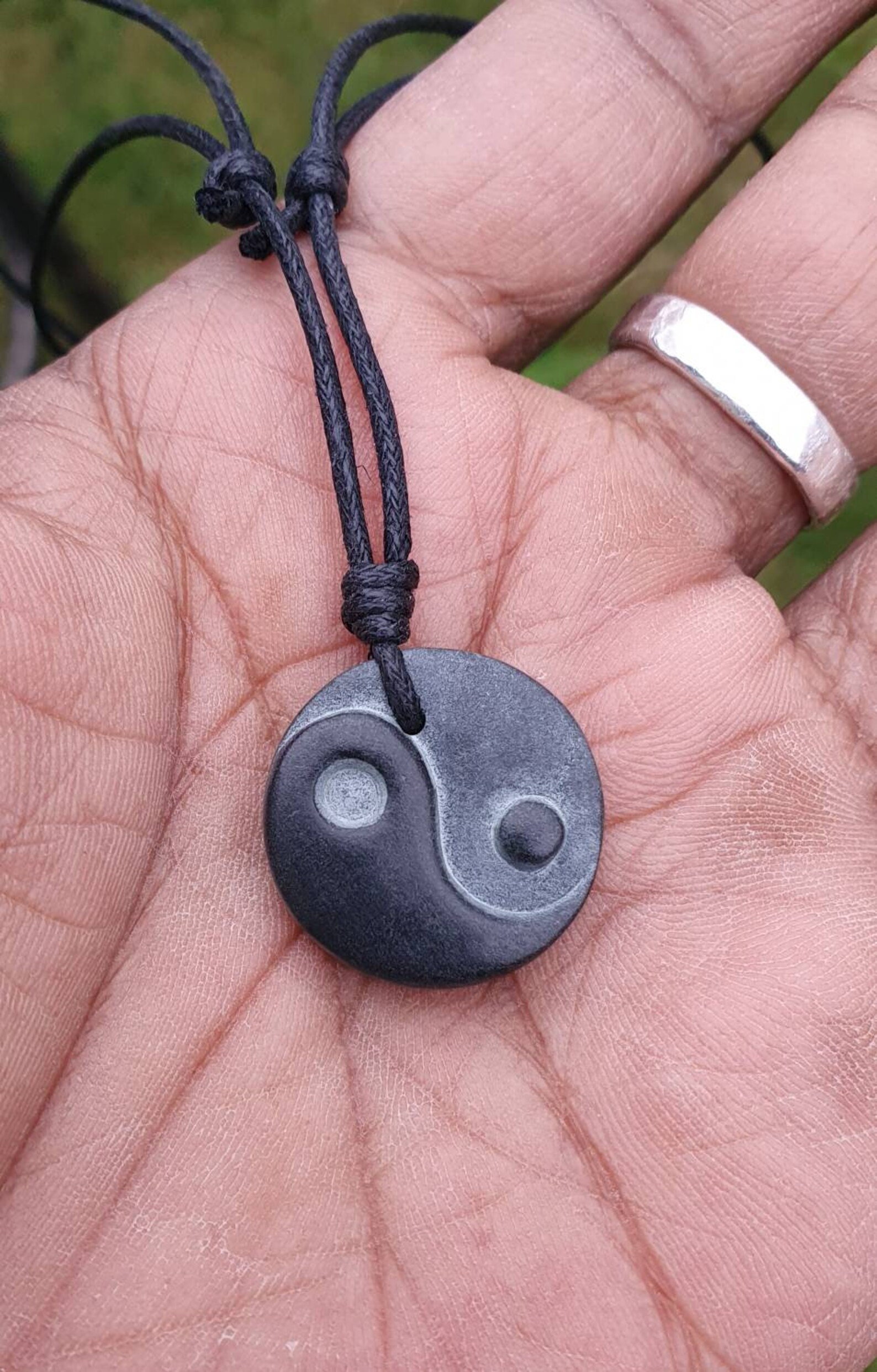 Yin and Yang Pendant | Tai Chi Symbol Necklace | Tao Charm Jewelry ...