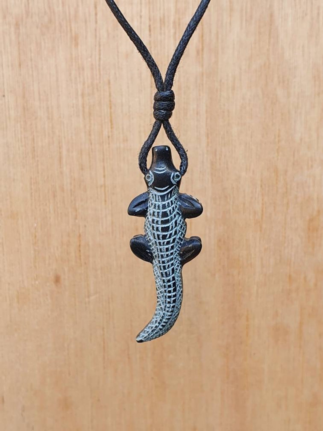 Crocodile Pendant | Alligator Necklace | Reptile Animal Charm Jewelry ...