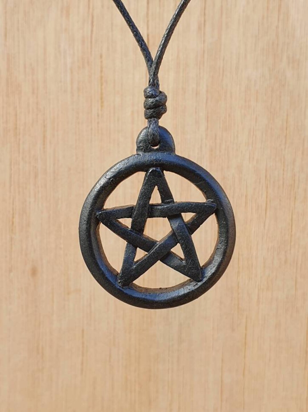 Pentagram Pendant Five Pointed Pentangle Star Necklace Pagan Symbol of ...