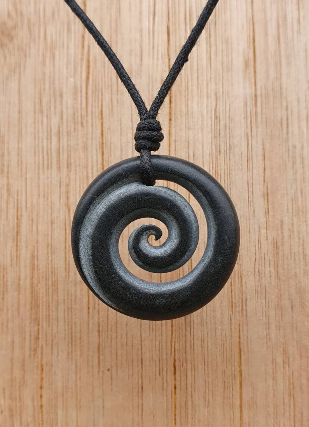 Celtic Spiral Pendant | Hand Carved by Myself From Natural Stone ...