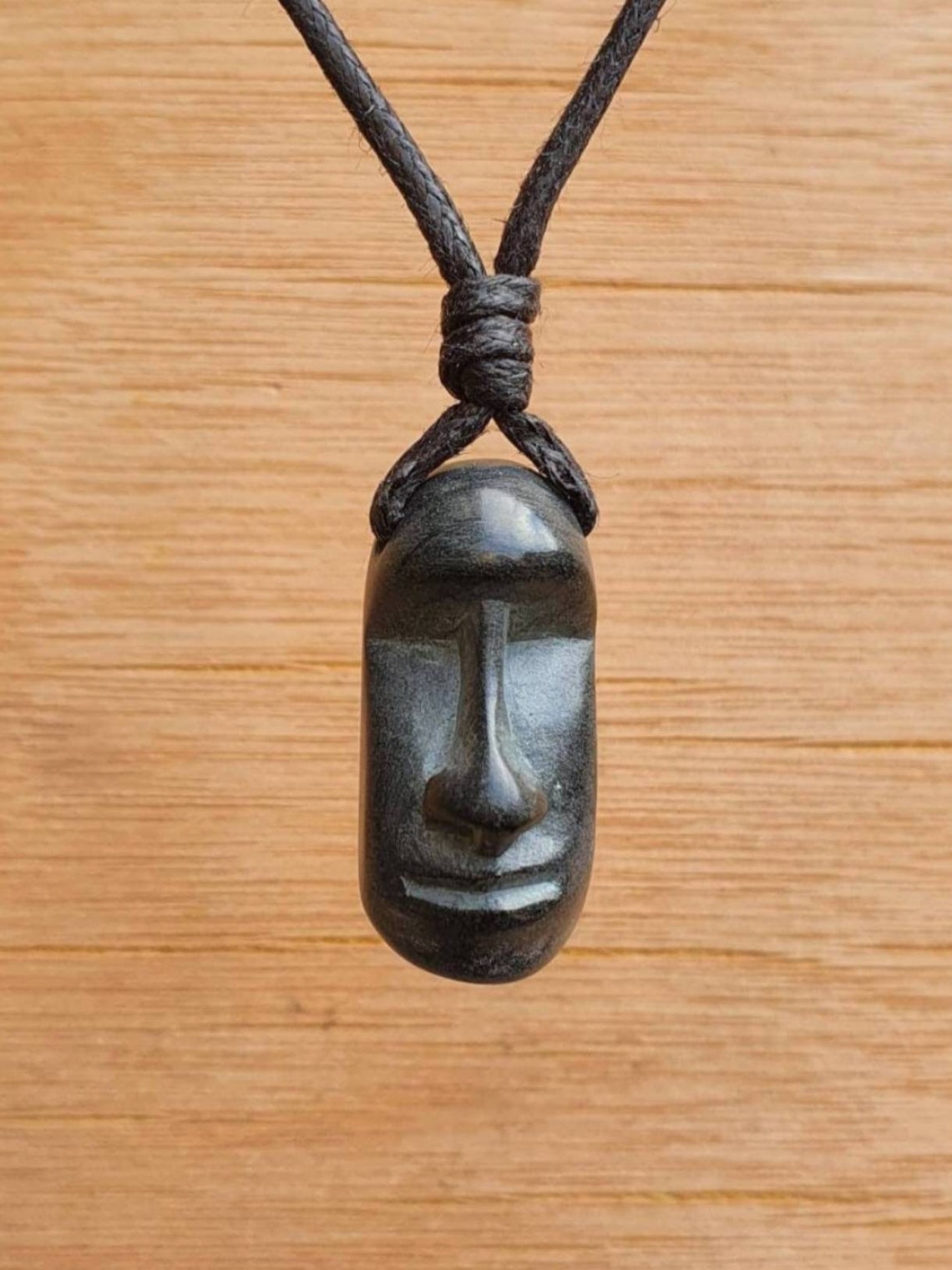 Easter Island Head Moai Pendant Hand-carved From Natural - Etsy