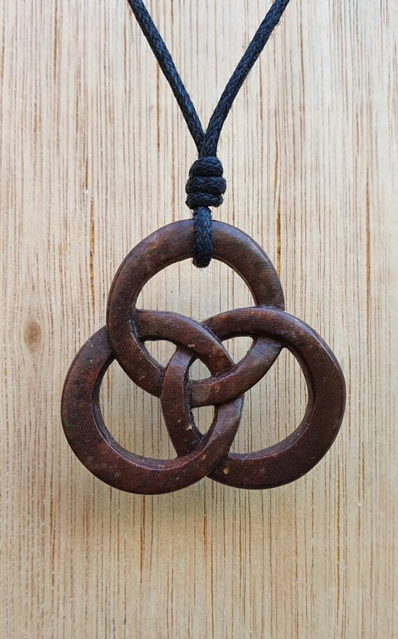 Holy Trinity Knot Pendant Celtic Triquetra Necklace Jewelry | Etsy
