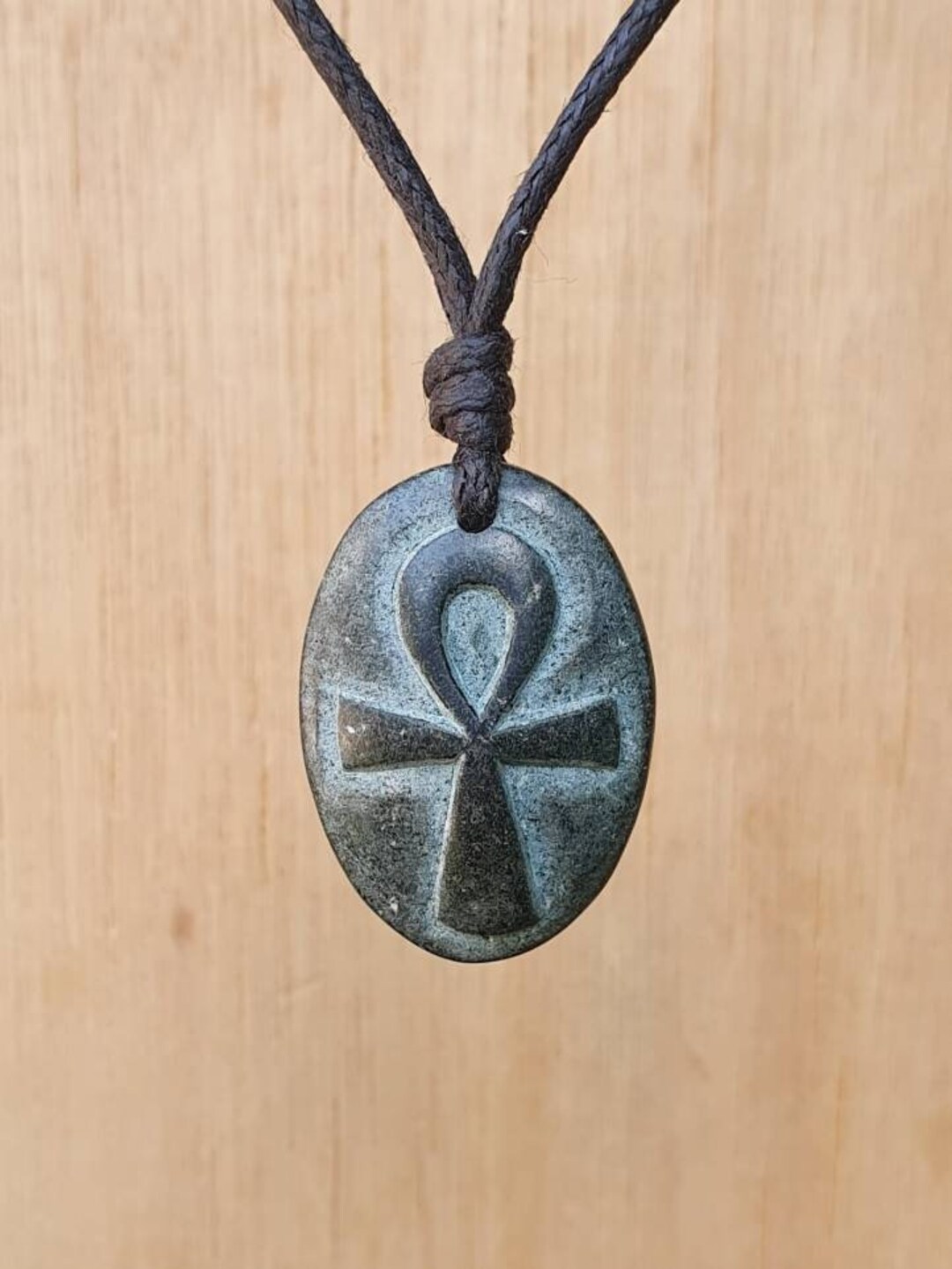 Ankh Pendant | Ankh Necklace | Hand Carved Natural Stone Spritual ...