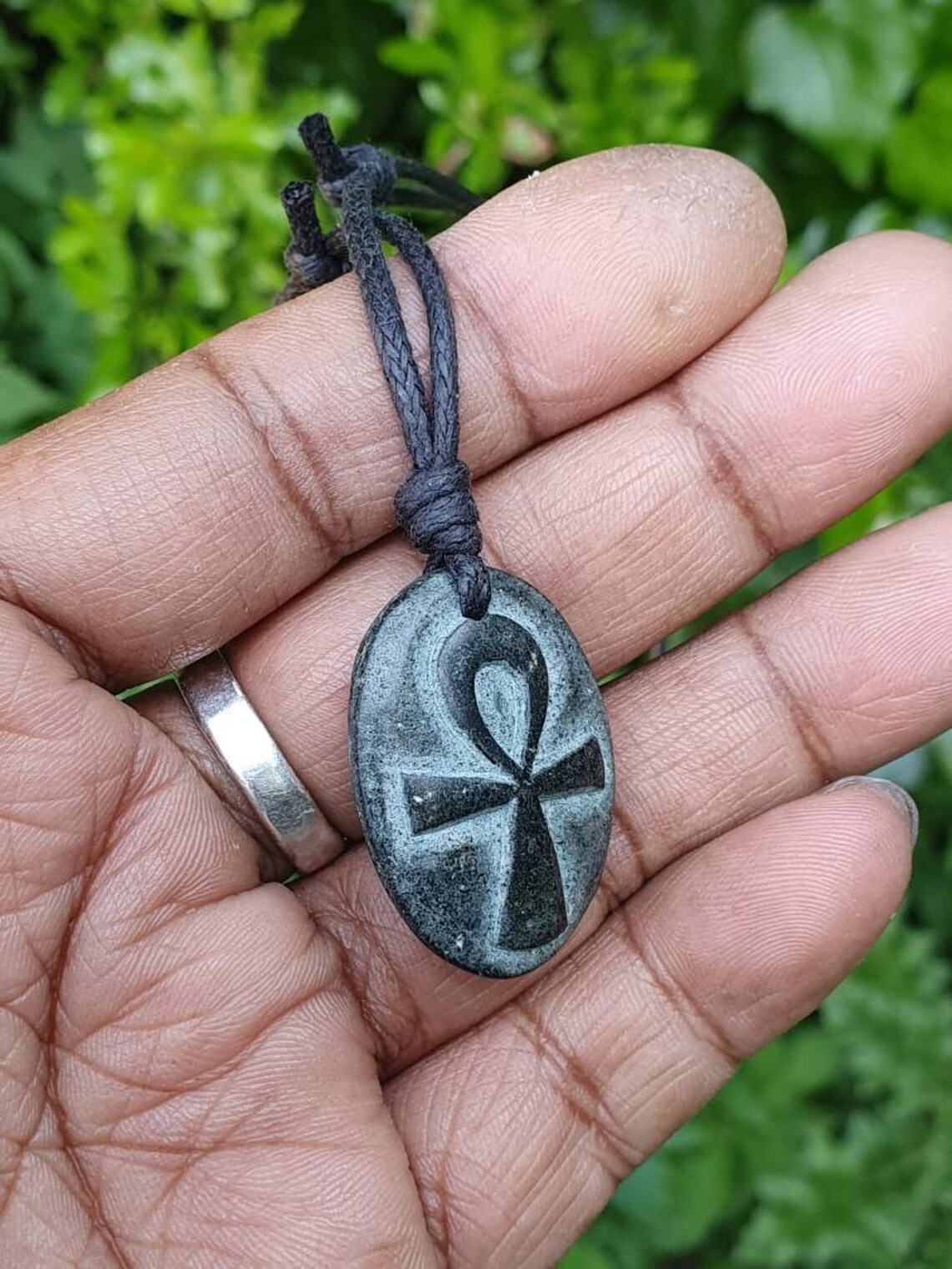 Ankh Pendant | Ankh Necklace | Hand Carved Natural Stone Spritual ...