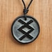 Inguz Rune Pendant Viking Necklace Jewelry Norse Mythology Symbol of ...