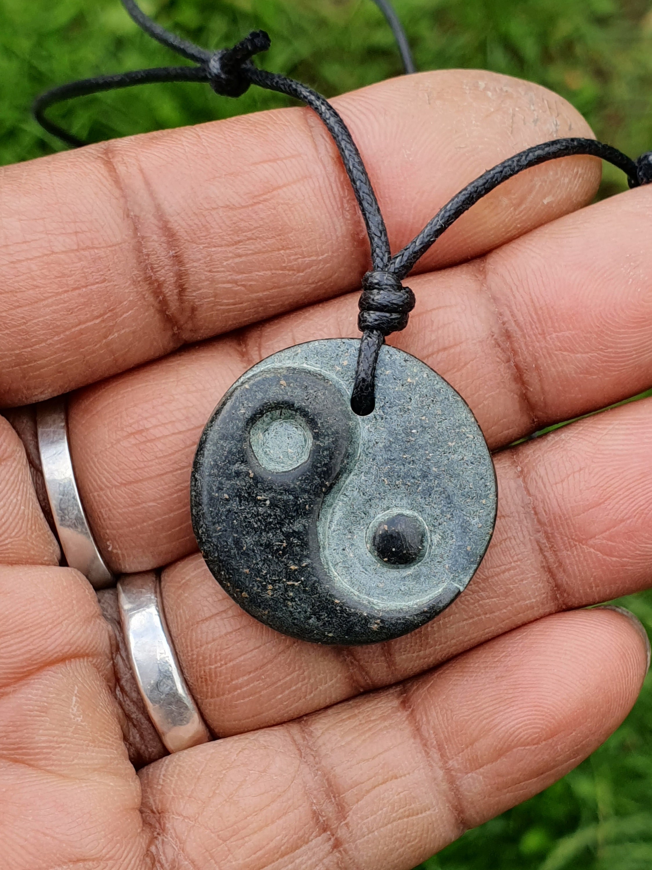 Yin and Yang Pendant | Tai Chi Symbol Necklace | Tao Charm Jewelry ...