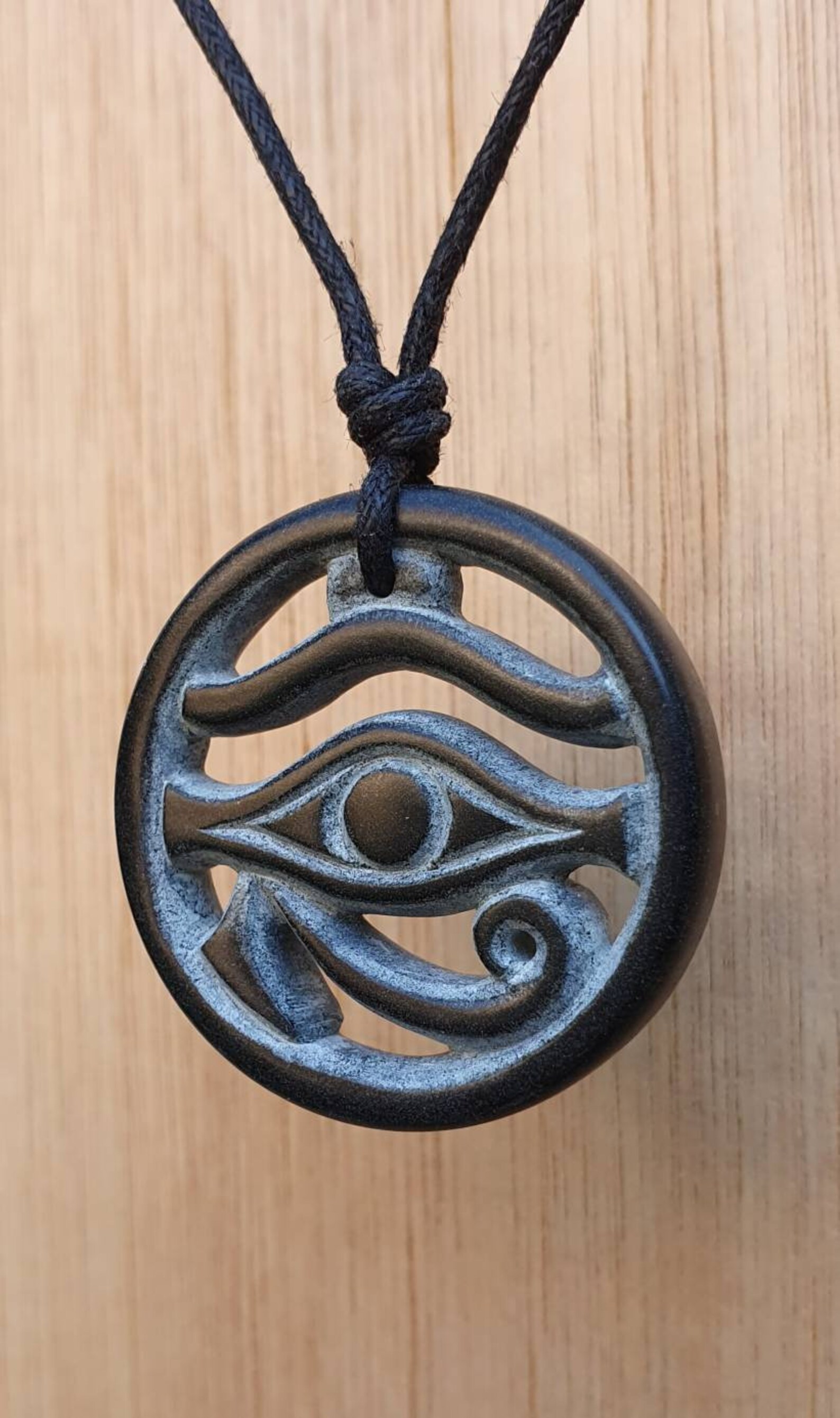 Eye of Horus Pendant | Hand-carved From Natural Stone | Egyption Symbol ...