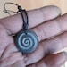 Celtic Spiral Pendand Hand Carved by Myself From Natural Stone Pagan ...
