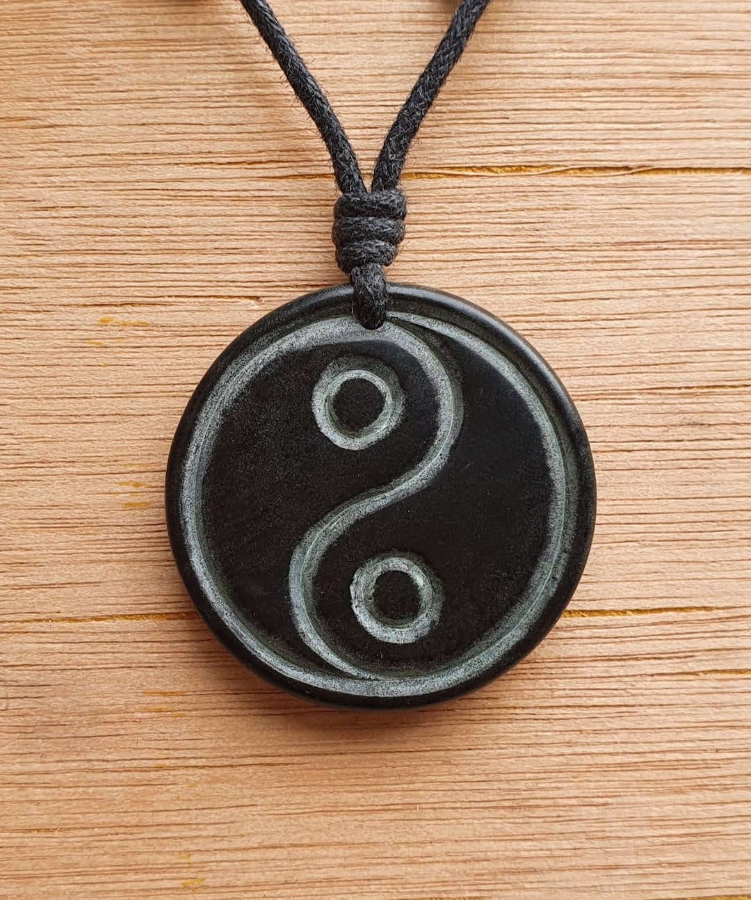 Yin and Yang Pendant | Tai Chi Symbol Necklace | Tao Charm Jewelry ...