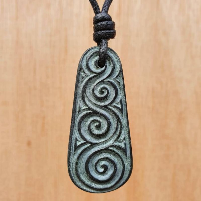 Green Toki Pendant - Etsy UK