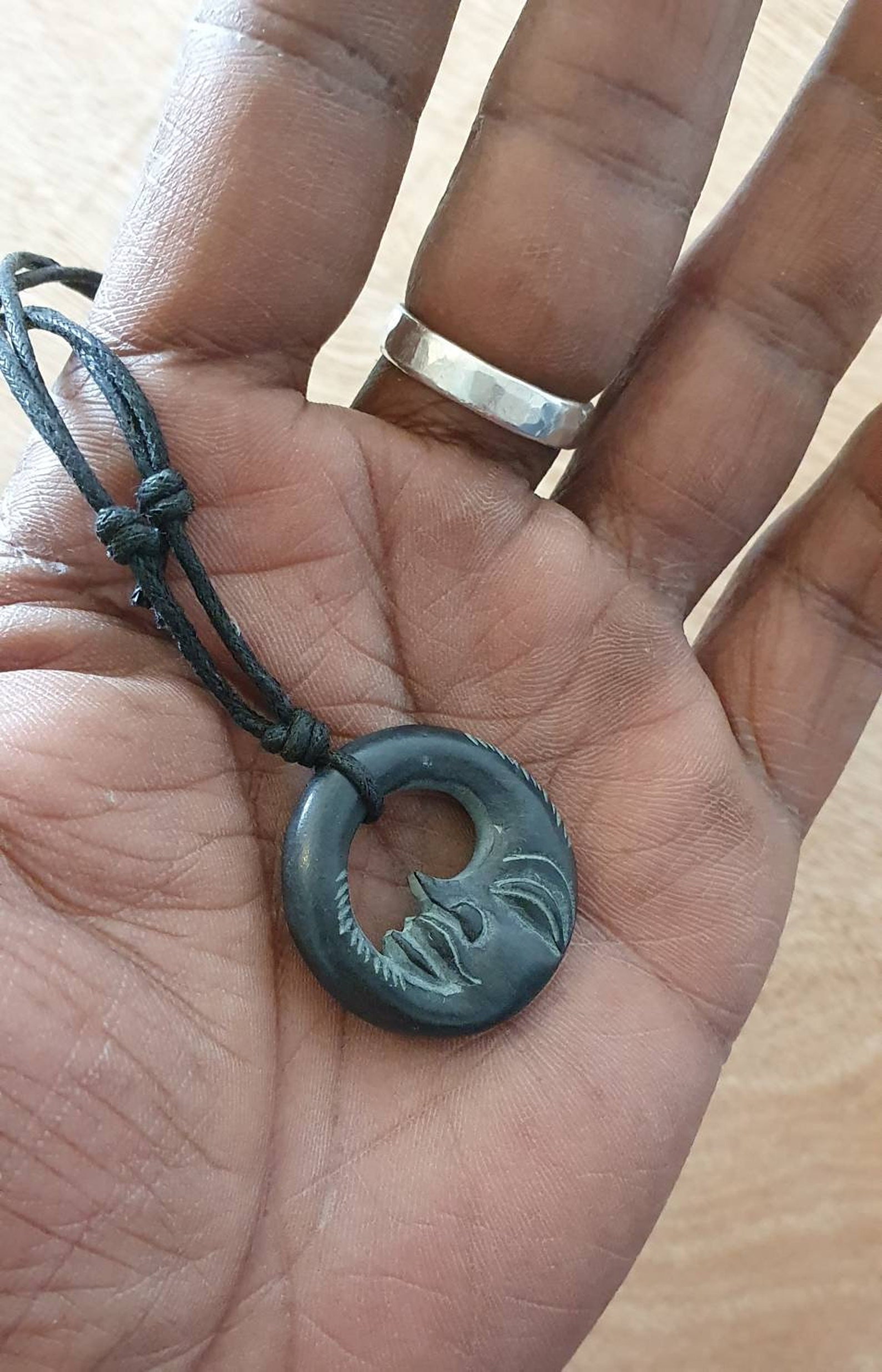 Moon Pendant Full Moon Charm Necklace Jewellery Sympol of - Etsy