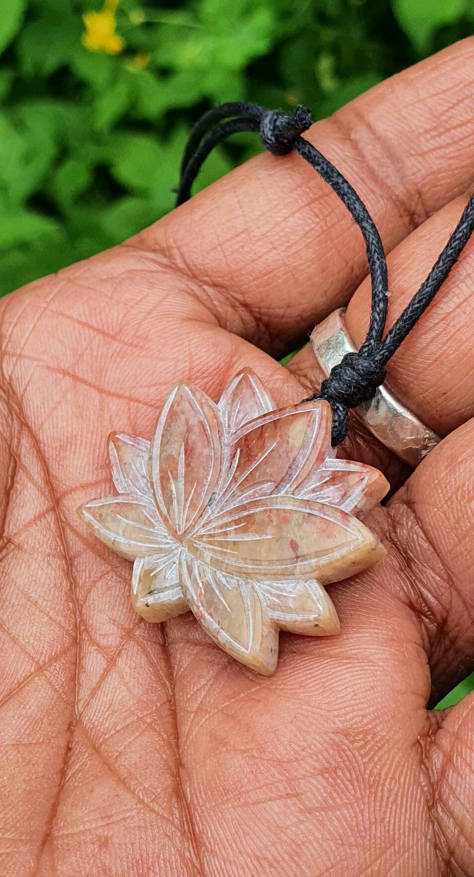 Lotus Flower Charm Pendant Yoga Meditation Crown Chakra | Etsy