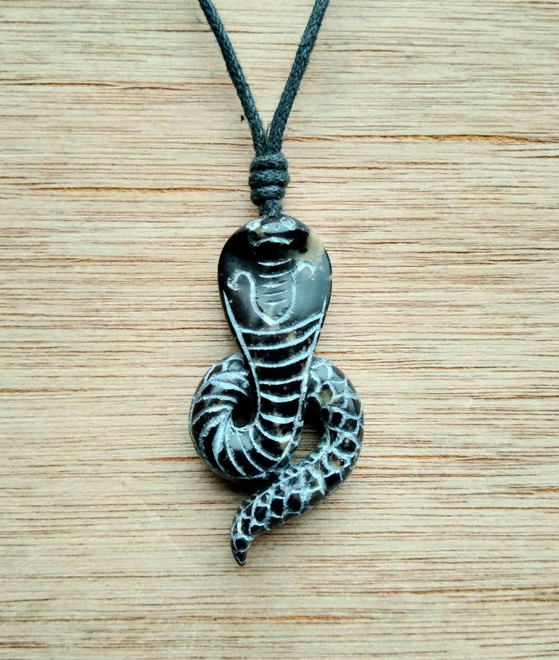 Snake Pendant Cobra Necklace Serpent Animal Charm Jewelry | Etsy