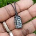 Brahma Head Face Pendant Hand-carved Stone Necklace Charm Talisman ...