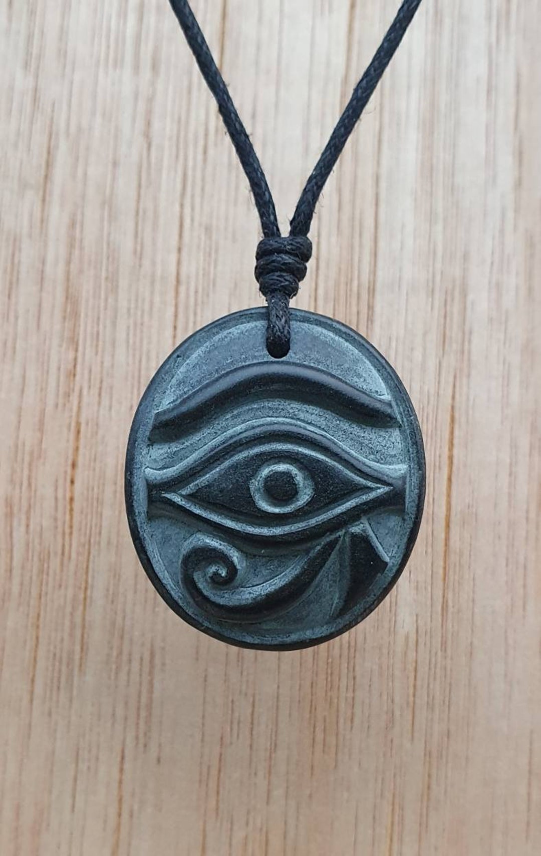 Eye of Horus Pendant | Hand-carved From Natural Stone | Egyption Symbol ...