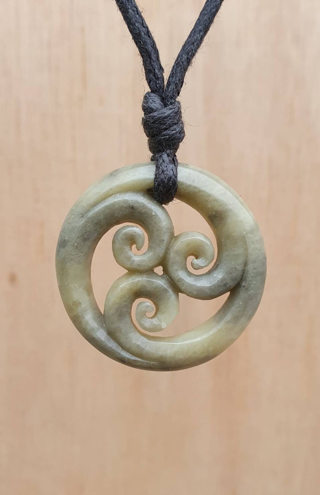 Celtic Triskelion Spiral Pendant | Hand-carved by Myself From Natural ...