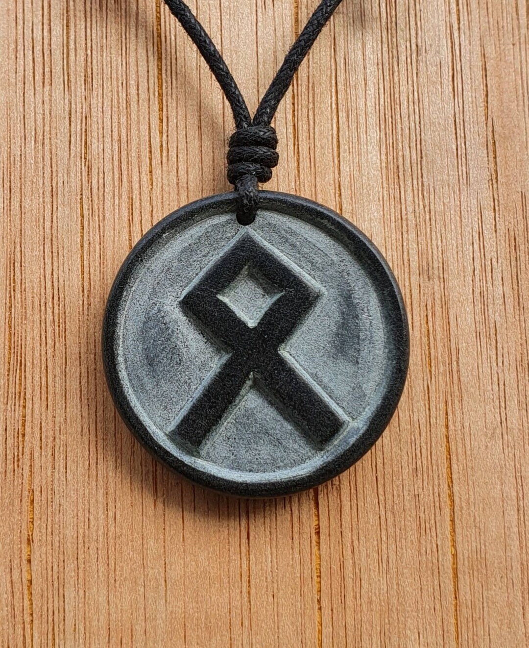 Othila Rune Pendant Othala Viking Necklace Jewelry Norse Symbol of ...