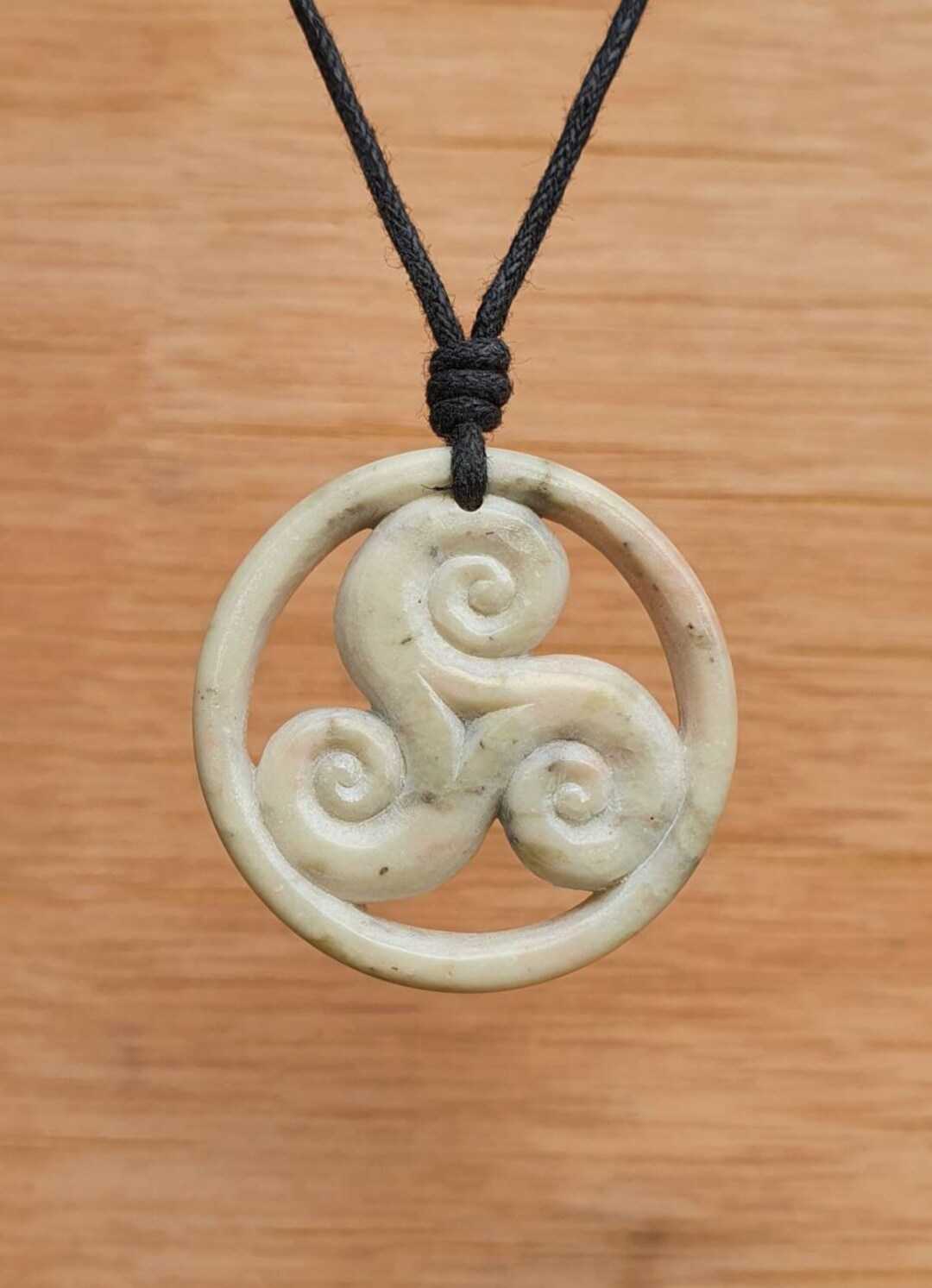 Triskelion Pendant | Celtic Triple Spiral Symbol Necklace | Trinity ...