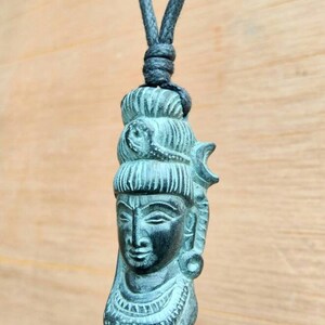 Shiva Pendant | Hindu God Lord Shiva Necklace | Hand-carved From ...