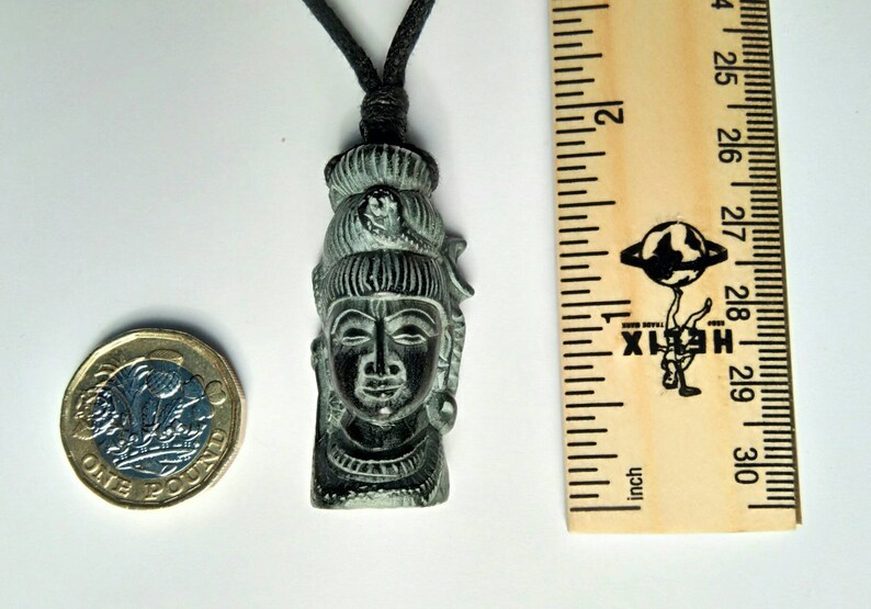 Shiva Pendant Hindu God Lord Shiva Necklace Hand-carved - Etsy