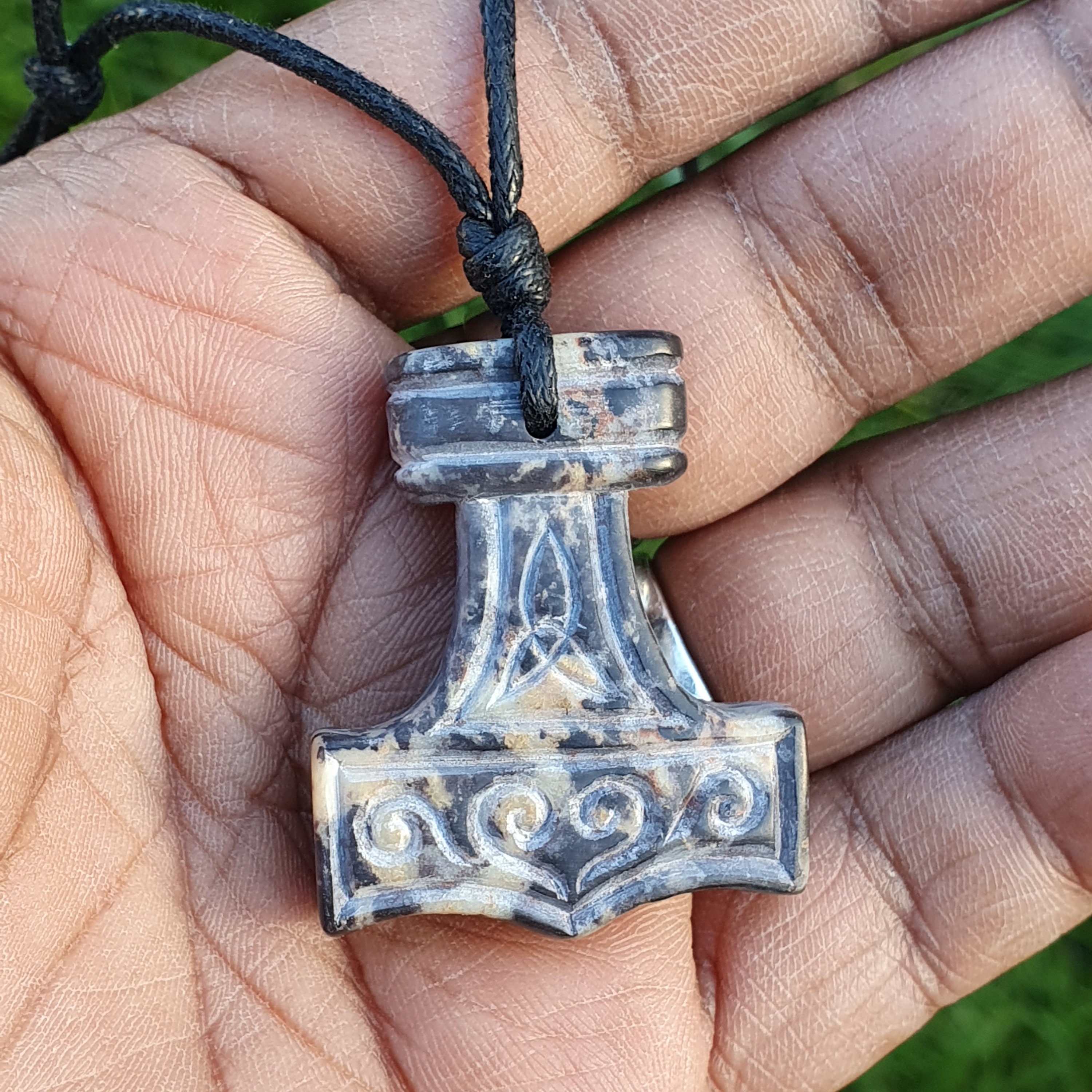 Thor's Hammer Pendant | Mjolnir Symbol Necklace | Viking Jewellery ...