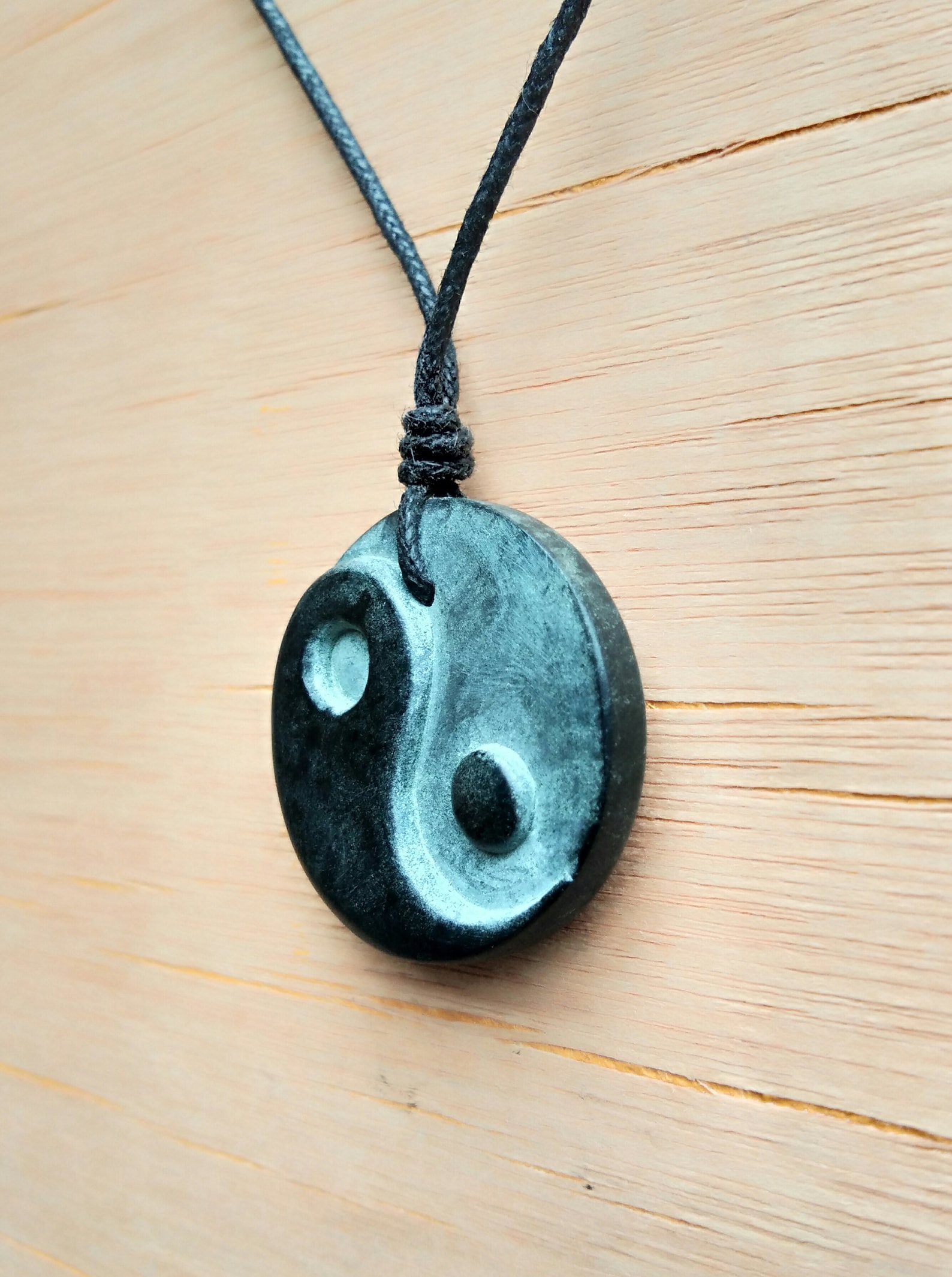 Yin and Yang Pendant | Tai Chi Symbol Necklace | Tao Charm Jewelry ...