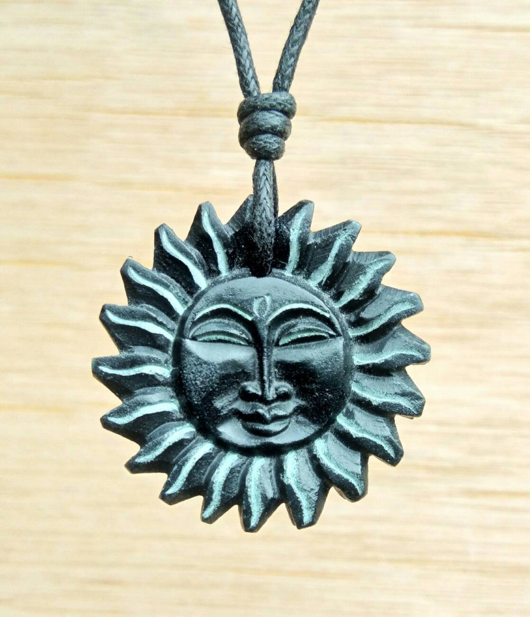 Sun Pendant Sun God Symbol Necklace Charm Jewelry Life Sustaining God ...