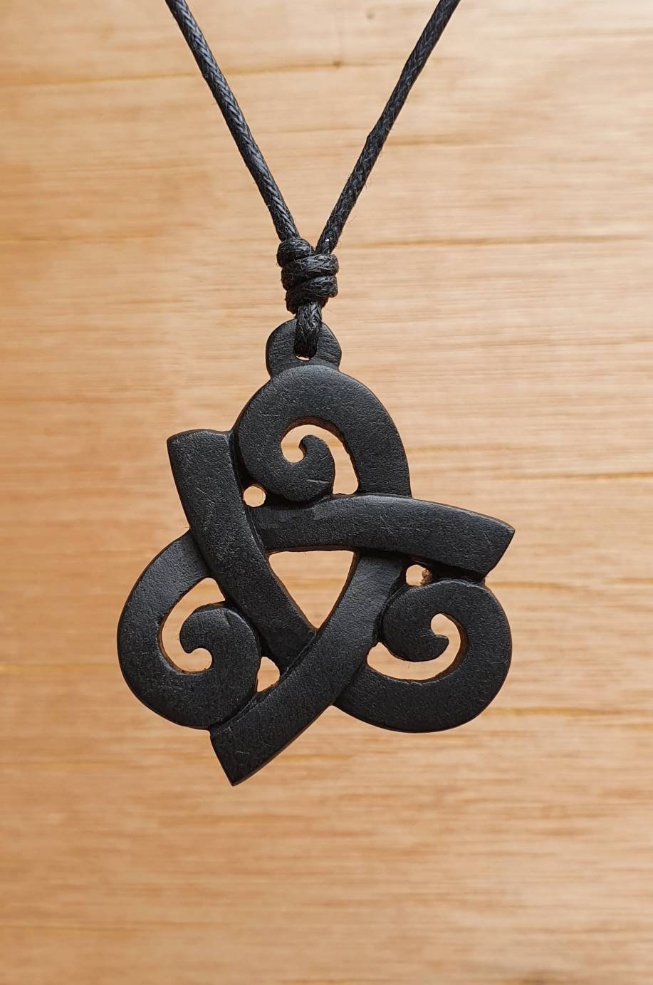 Celtic Triskelion Spiral Pendant | Hand-carved by Myself From Natural ...