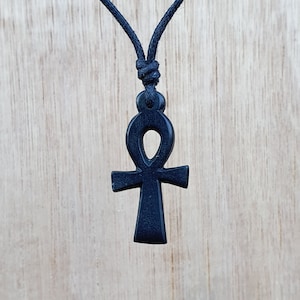 Ankh Pendant | Hand Carved Natural Stone Ankh Necklace | Unisex ...