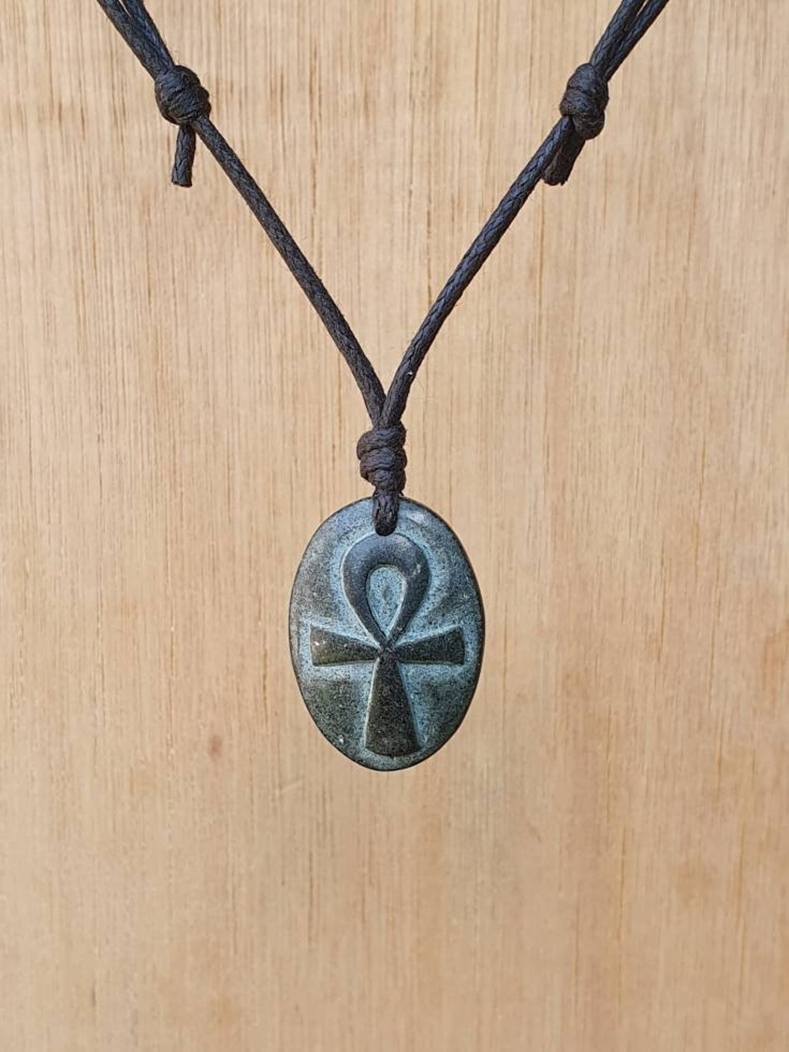 Ankh Pendant | Ankh Necklace | Hand Carved Natural Stone Spritual ...