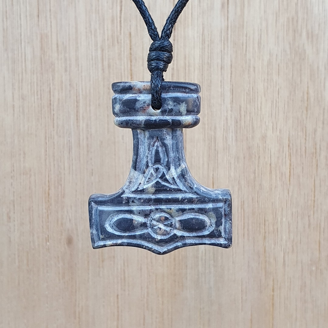 Thor's Hammer Pendant | Mjolnir Symbol Necklace | Viking Jewellery ...