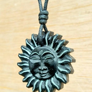 Sun Pendant Sun God Symbol Necklace Charm Jewelry Life Sustaining God ...
