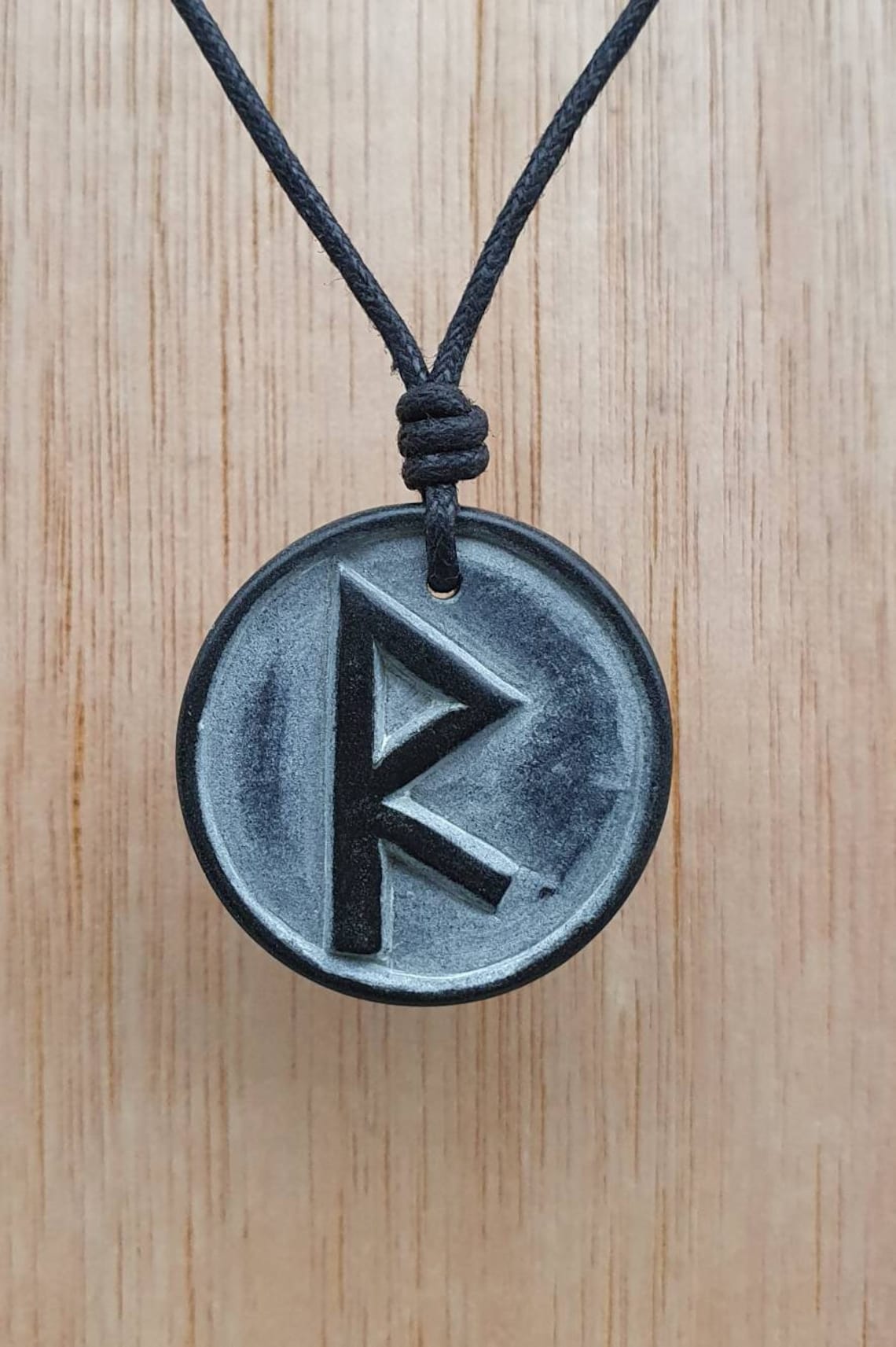 Raidho Rune Pendant Viking Necklace Jewelry Norse - Etsy