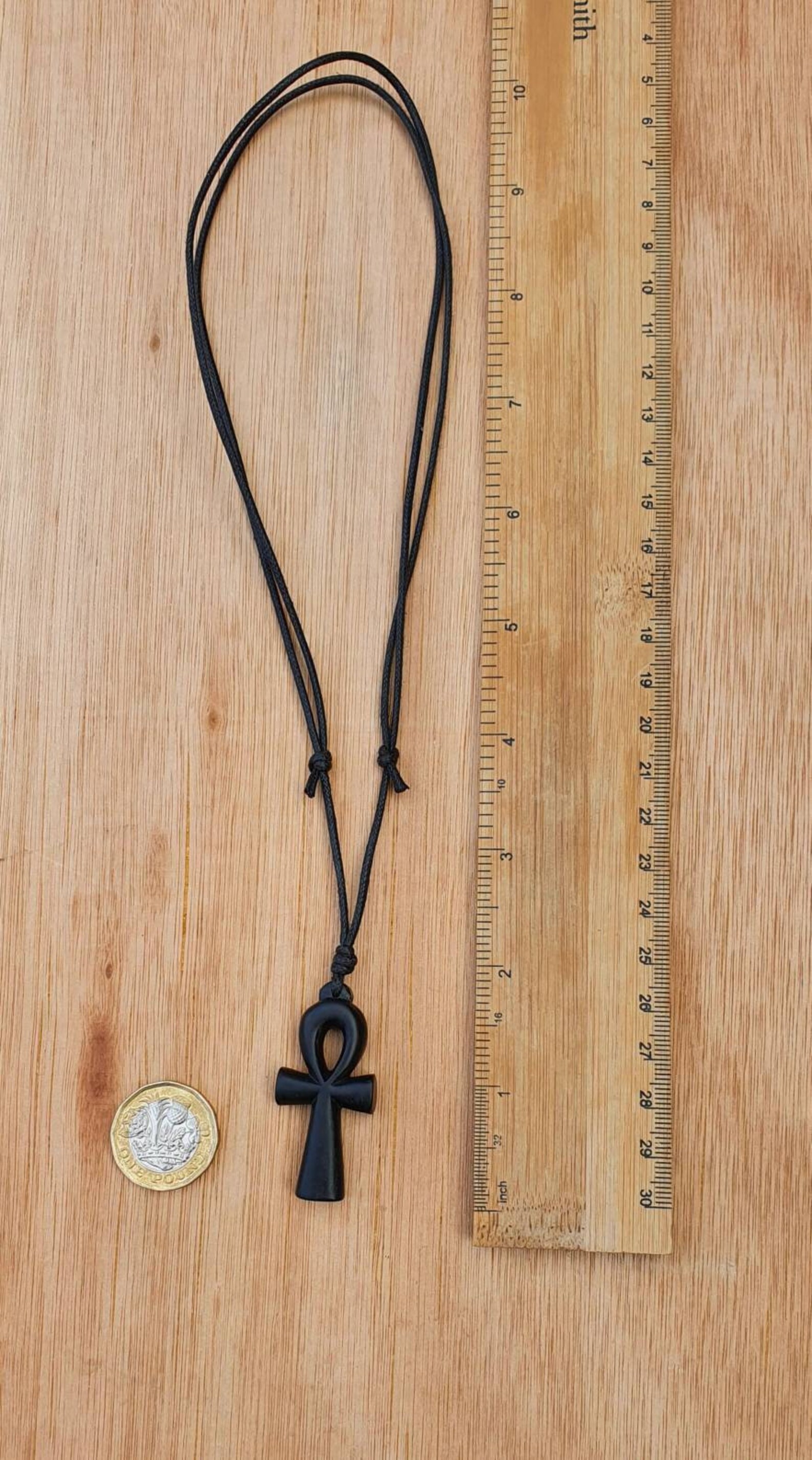 Ankh Pendant | Carved Ankh Necklace | Hand Carved Natural Stone Unisex ...
