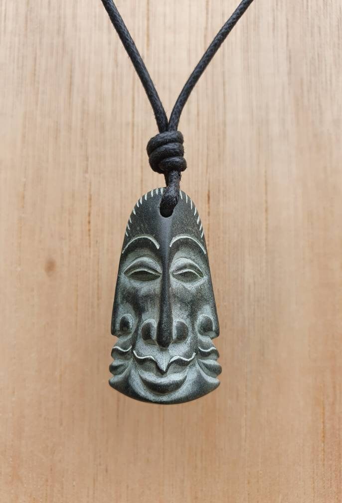 Brahma Head Pendant Four Faces Necklace Charm Jewelry | Etsy